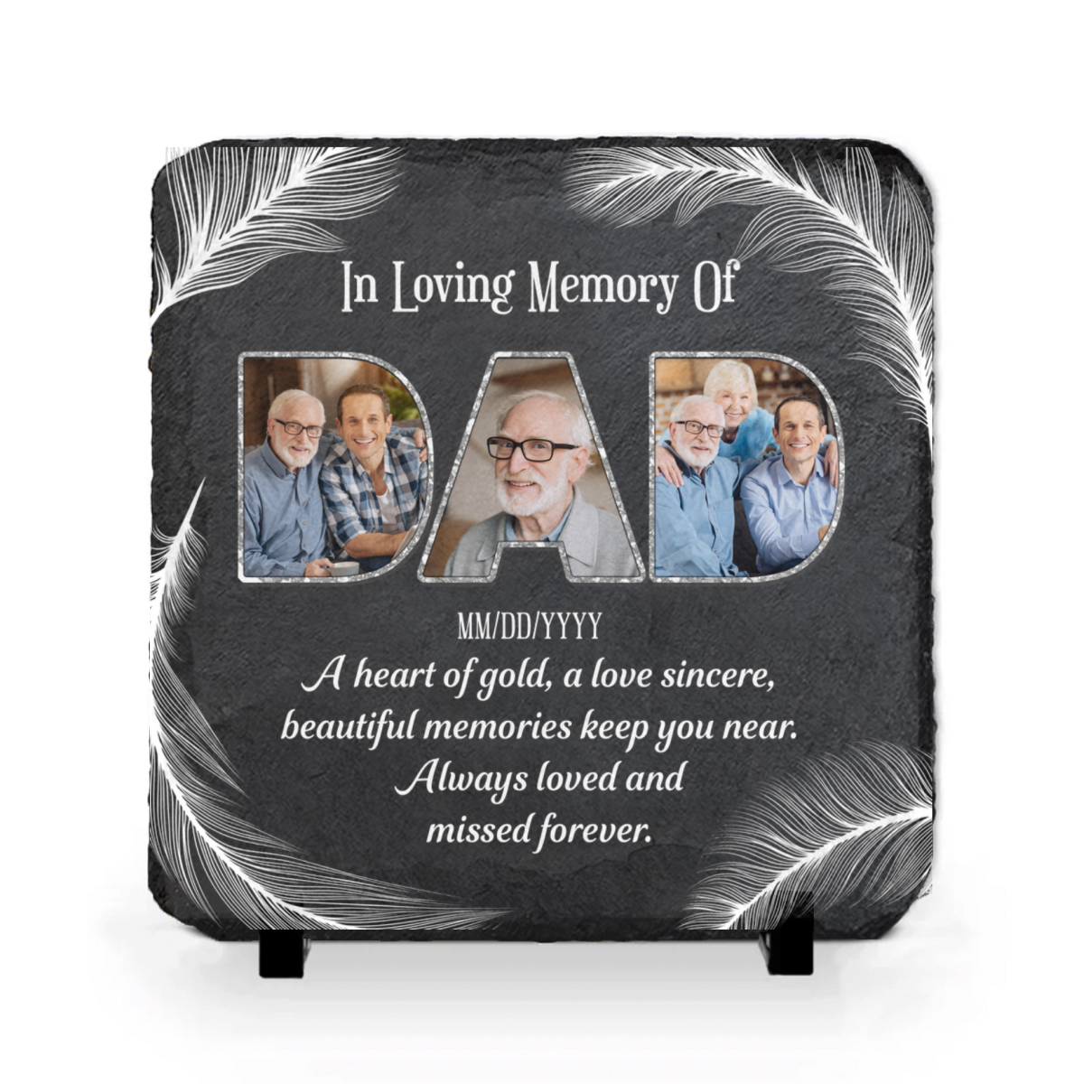 In Loving Memory Of Dad Gifts Personalized Dad Photo Collage Memorial ...