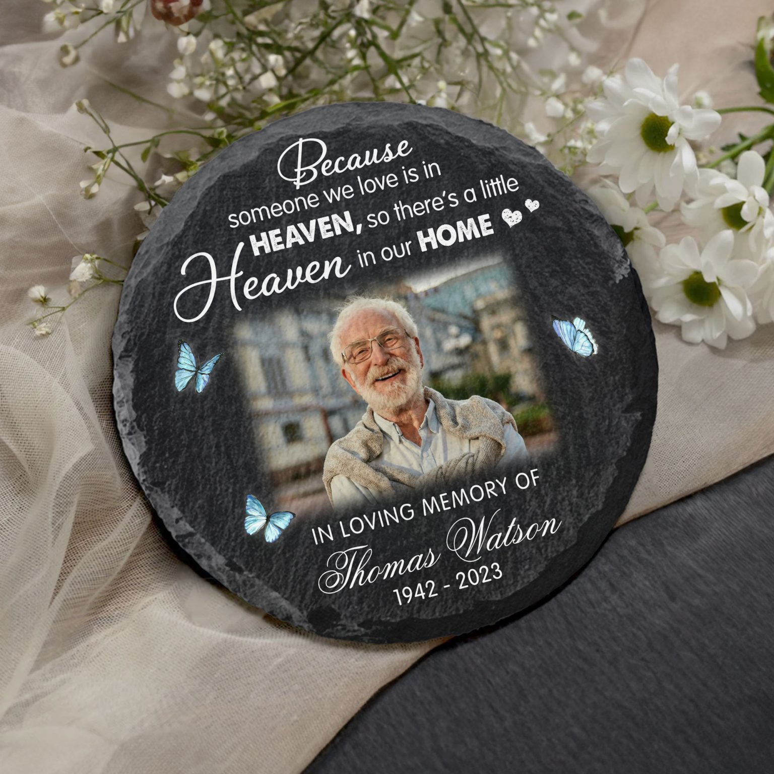 Memorial Stone - Canvas Personalized