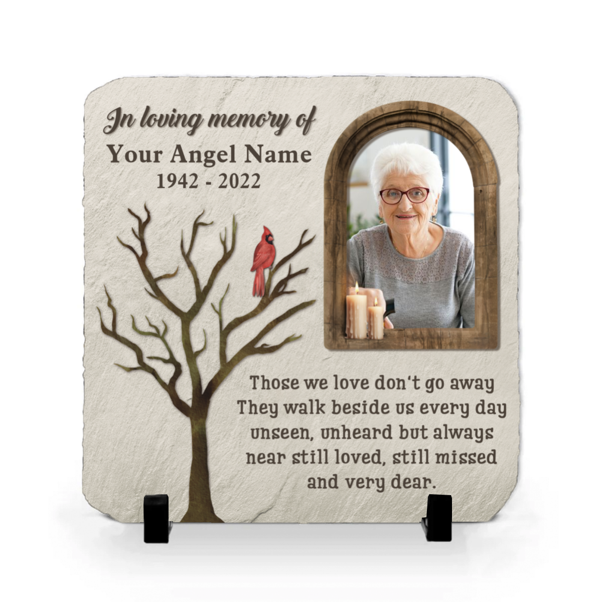 Cardinal Personalized Memorial Stones For Loss Of Loved One In Loving