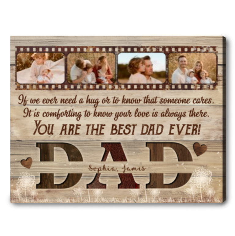 You Are The Best Dad Ever - Canvas Prints For Father's Day Gift Ideas ...