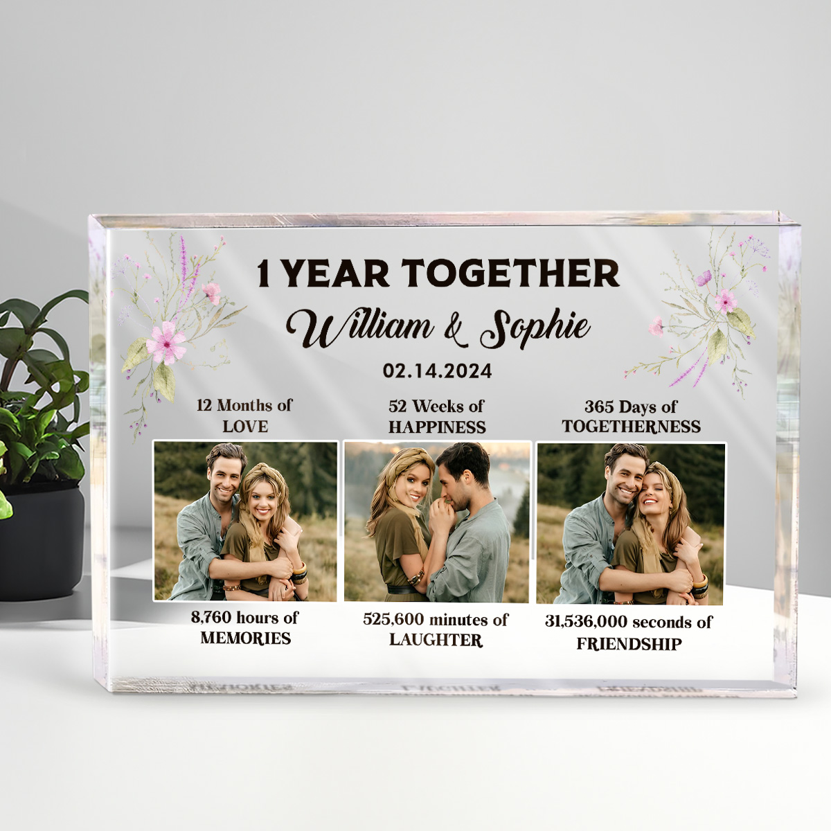 Acrylic Plaque - Canvas Personalized