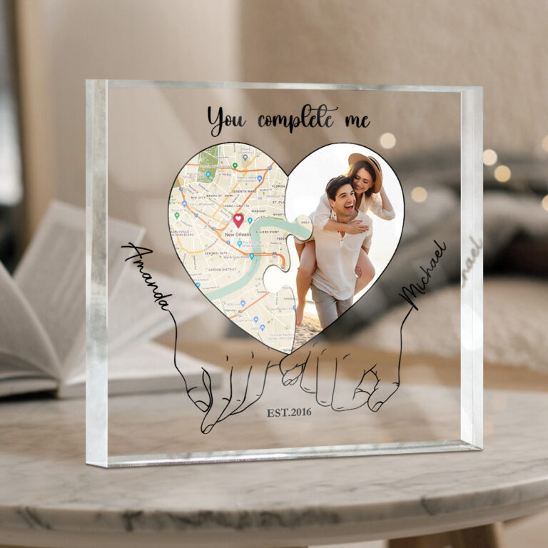 Acrylic Plaque - Canvas Personalized