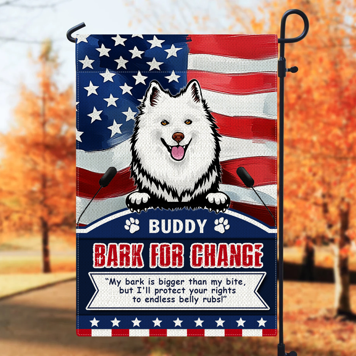 Garden Flag - Canvas Personalized