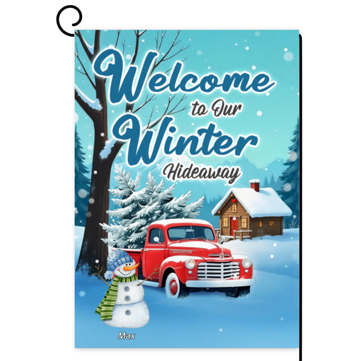 Personalized Winter Hideaway Garden Flag – The Perfect Choice For ...